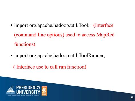 Hadoop Map Reduce From The Subject Big Data Analytics Ppt