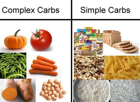 Healthy Foods Complex Carbs Carbohydrates Food Complex Carbohydrates