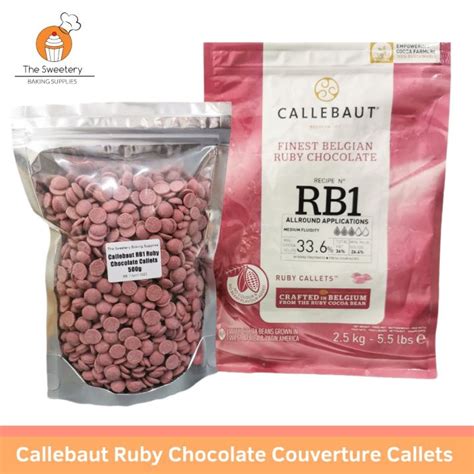Callebaut Couverture Rb1 Ruby Chocolate Callets 500g Lazada Ph