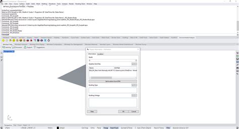 project info not able to use local epw rhino plugin pollination