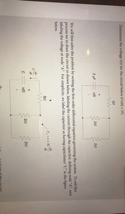 Solved Determine The Voltage V T For The Circuit Below If Chegg