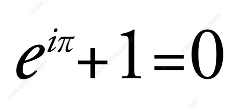 Eulers Identity Stock Image C0178465 Science Photo Library