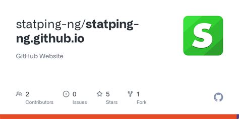 GitHub Statping Ng Statping Ng Github Io GitHub Website