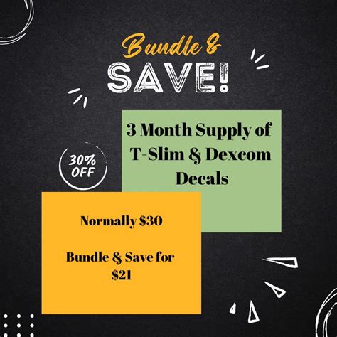 T Slim Dexcom Bundle And Save 30 Etsy