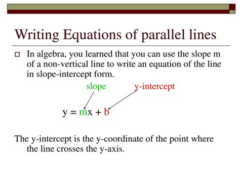 PPT 3 6 Parallel Lines In A Coordinate Plane PowerPoint Presentation ID 5620639