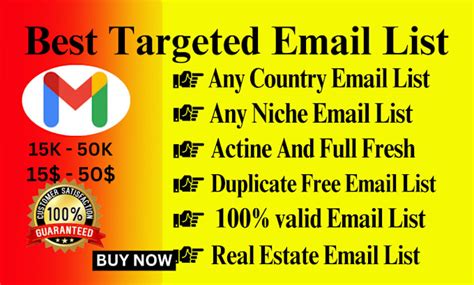 Do Niche Targeted Bulk Email List Blast Collection And Validation By Emailhunts Fiverr