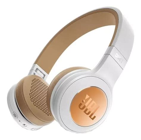 Fone De Ouvido On Ear Sem Fio Jbl Duetbt Jblduetbt Prateado E Marrom Mercadolivre