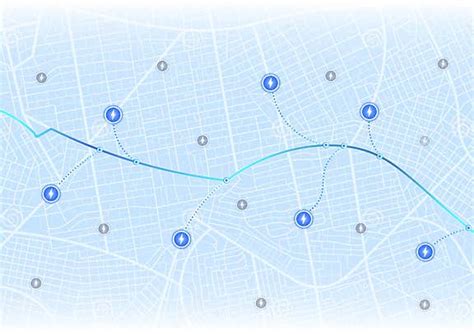 Location Ev Charging Station Location Mark On Gps Navigation Map A Lot With Fast Supercharger