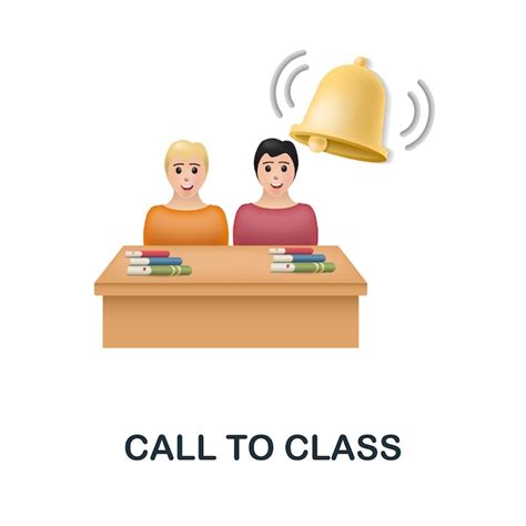 Premium Vector Call To Class Icon 3d Illustration From Back To School Collection Creative Call