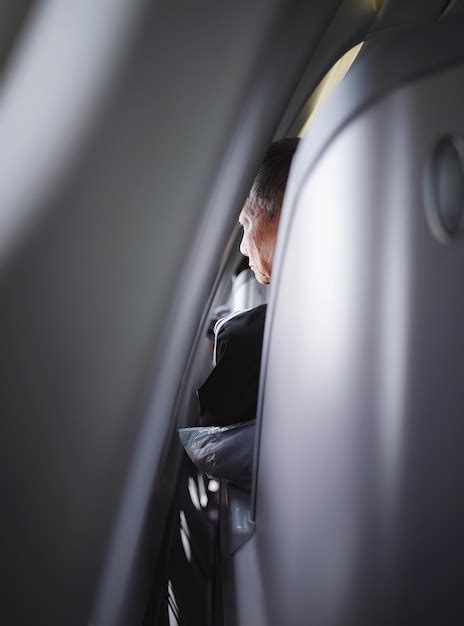 Premium Photo Portrait Of Man In A Plane