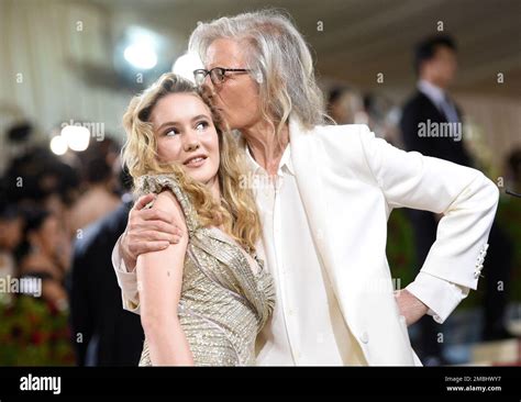 Annie Leibovitz Right And Samuelle Leibovitz Attend The Metropolitan