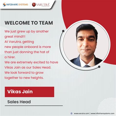 Varutra Consulting On Linkedin Welcomevikas Newbeginnings Salesexcellence Newjourney