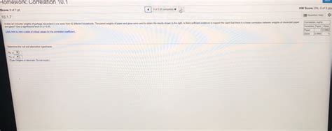 Solved Homework Correlation Chegg