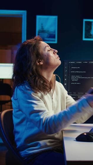 Vertical Admin Listening Music And Writing Lines Of Code Filtering Malicious Traffic From