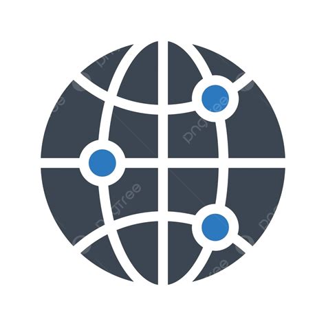 Connection Map Technology Sign Vector Map Technology Sign PNG And