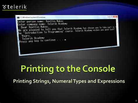 PPT Console Input Output PowerPoint Presentation Free Download ID 2595879