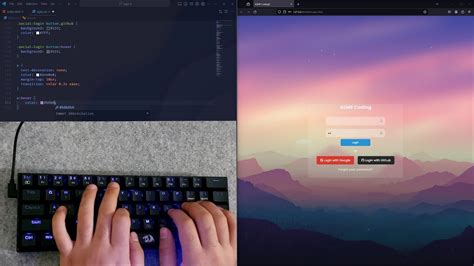 Asmr Coding Responsive Login Page No Talking Youtube