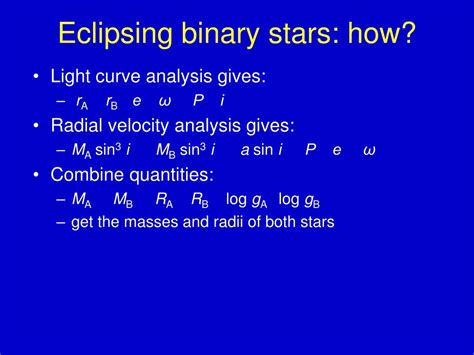 Ppt High Precision Photometry Of Eclipsing Binary Stars Powerpoint