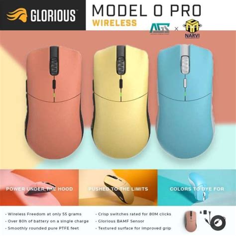 Promo New Glorious Model O Pro Hyperlight Optical Wireless Gaming