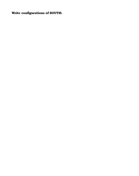 solved question write commands to configure router north and