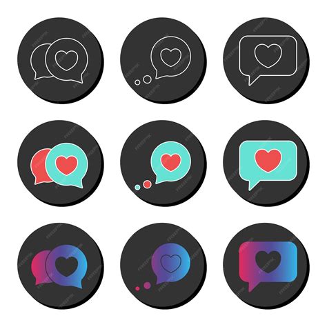 Premium Vector Speech Bubbles Universal Icon Set Ui Ux Element Sign