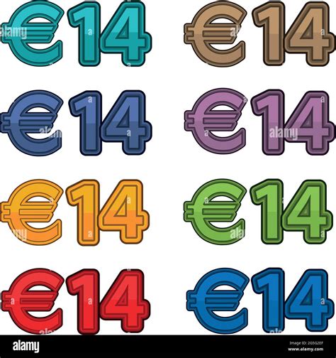 14 Euro Stock Vector Images Alamy