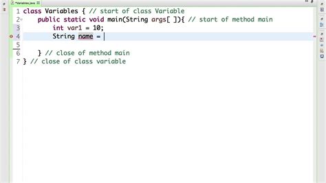 declaring and initializing variables in java declaring variables youtube