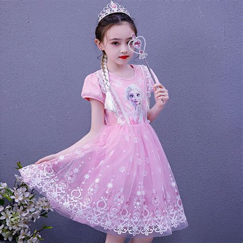 ชุดเด็กผู้หญิงฤดูร้อนใหม่การ์ตูนเด็กกระโปรงผ้ากอซปุยแฟชั่นสาวกระโปรงตาข่าย Rfgvsdgv Thaipick