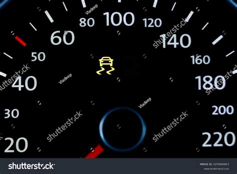 Car Interior Gauge Esp Light Stock Photo 2254600857 Shutterstock