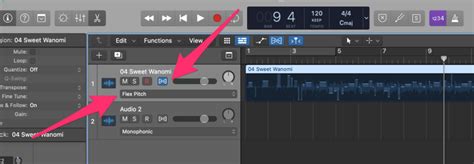 How To Use Flex Pitch In Logic Pro X Step Guide
