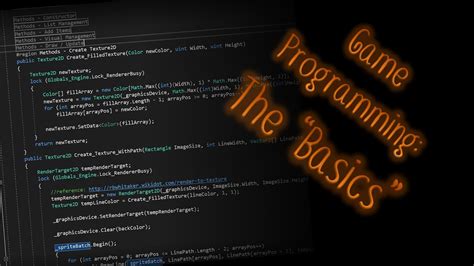 Programming Games