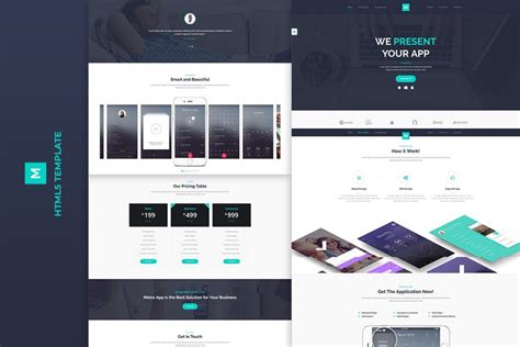 Metro App Application Html Template Download For Wordpress