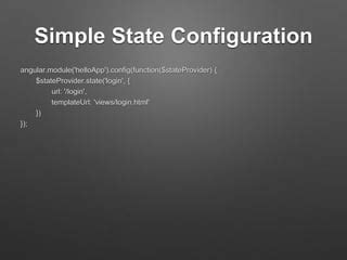 UI Router PPT