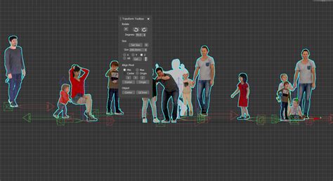 3d Max How To Align Multiple Objects Pivot Transform Toolbox