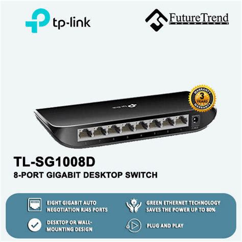 Tp Link Tl Sg D Port Gigabit Desktop Switch Lazada