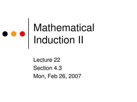 Ppt Mathematical Induction Ii Powerpoint Presentation Free Download