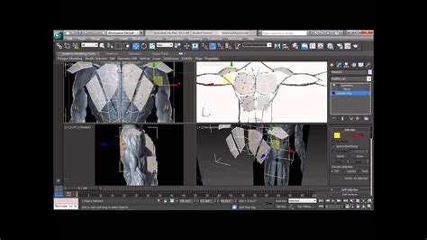 3ds max character modeling tutorial continuing the torso youtube