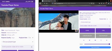 Flutter Plugin For Playing Or Streaming Youtube Videos Inline Using The