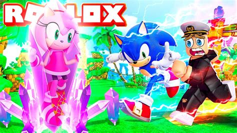Finding Amy Rose From Sonic The Hedgehog In Roblox Youtube