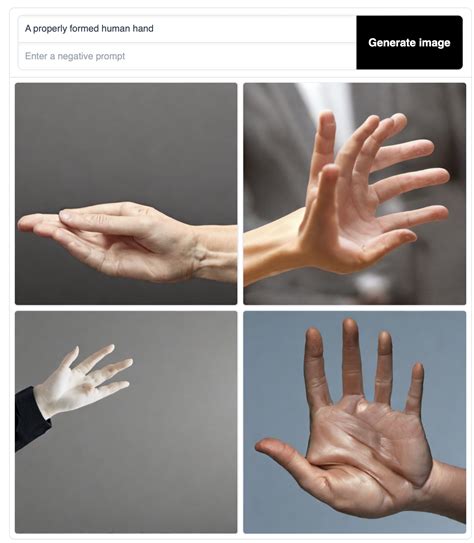 A Properly Formed Human Hand : r/weirddalle