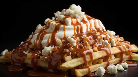 Premium Ai Image Poutine