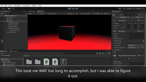 making a horror game in unity devlog 1 movement and lighting youtube