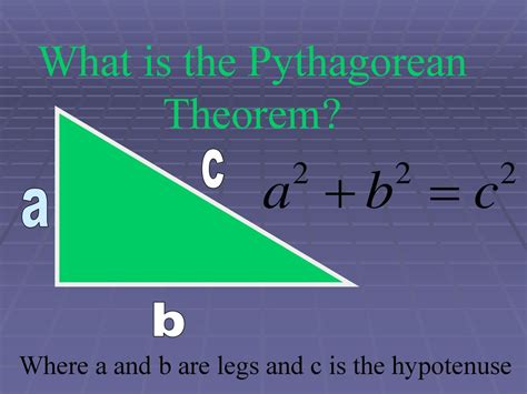 The Pythagorean Theorem Ppt Download