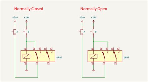 relay normally open vs normally closed contacts relays digikey