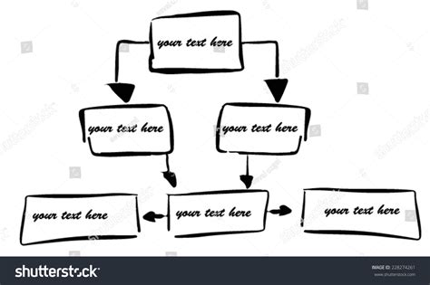 Flow Chart Vector Stock Vector 228274261 Shutterstock