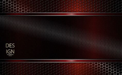 Premium Vector Abstract Red Grid Background With Texture Frame And Edging