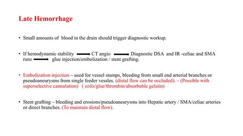 Post Pancreaticoduodenectomy Hemorrhage Pph Pptx