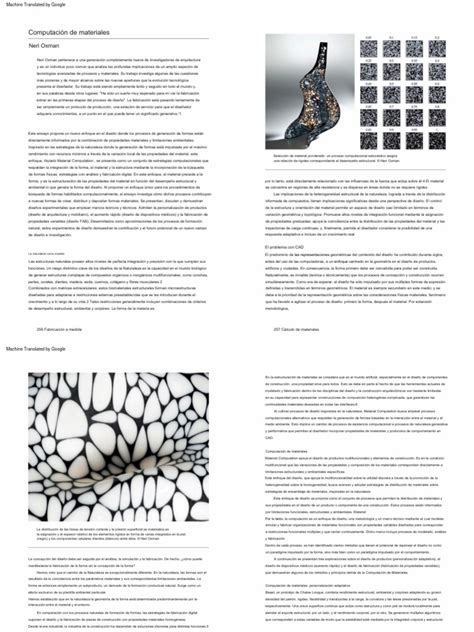 Neri Oxman Material Computation Esp Pdf Diseño Impresión 3d