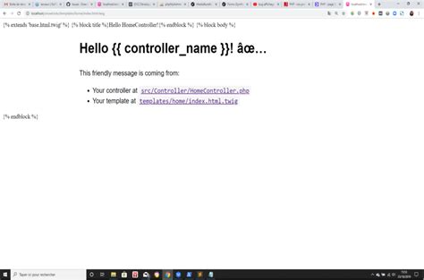 Symfony Problème affichage de vue avec Twig par GwenBourhis page OpenClassrooms