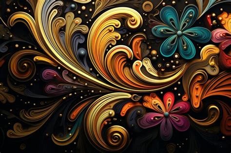 Premium Photo Illustrator Creating Intricate And Decorative Generative Ai